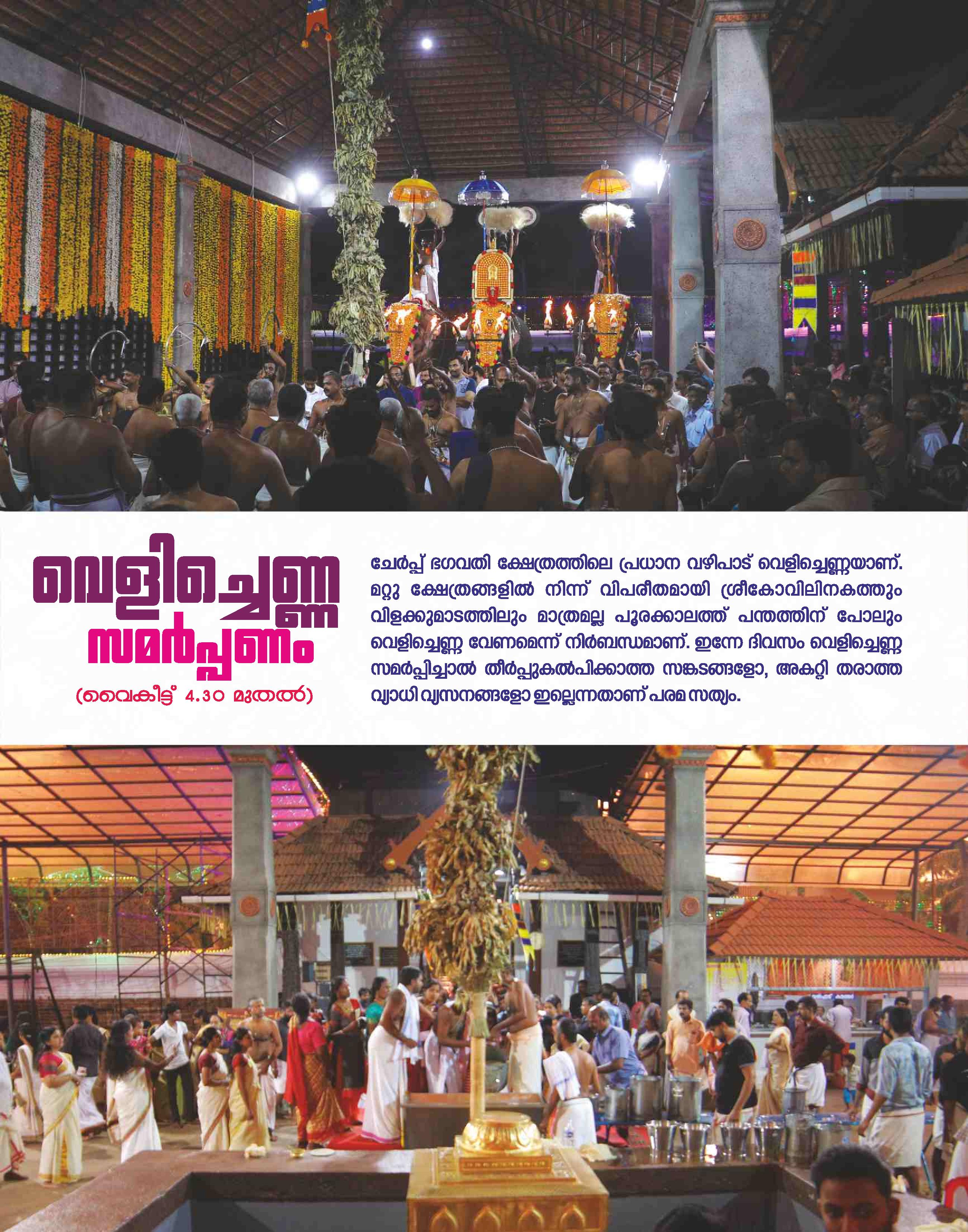 Peruvanam Arattupuzha Pooram 2020 – Cherpu Bhagavathy Temple